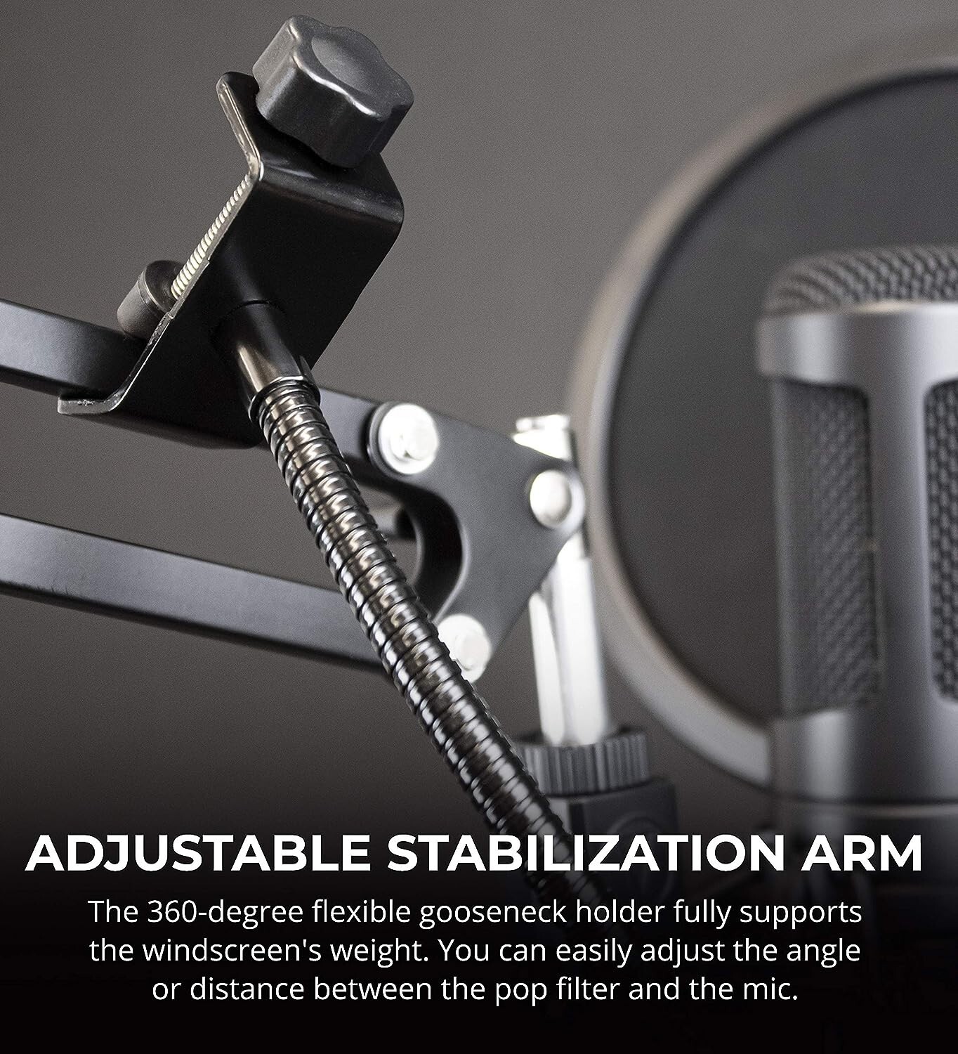 Universal Pop Filter Windscreen for Studio Professional Handheld ...