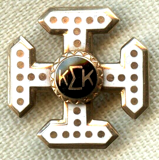 1940's - 1950's Kappa Sigma Kappa Fraternity Pin in 10K Gold | eBay