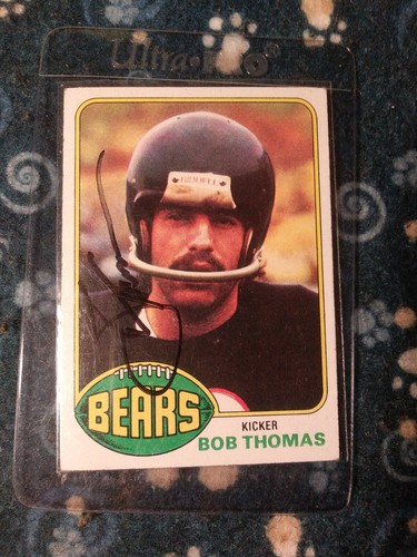 1976 TOPPS #258 BOB THOMAS AUTHENTIC AUTOGRAPH SIGNATURE COA CHICAGO ...