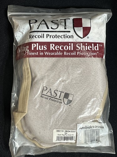 PAST Ambidextrous MAG PLUS SHIELD Recoil Protector Leather Shoulder Pad ...