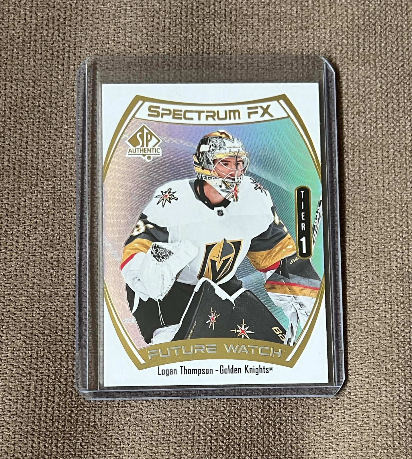 2021-22 SP Authentic - Spectrum Fx Future Watch Logan Thompson #S-49 ...