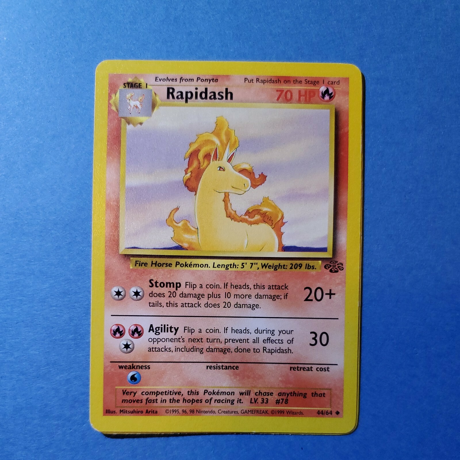 Rapidash Card