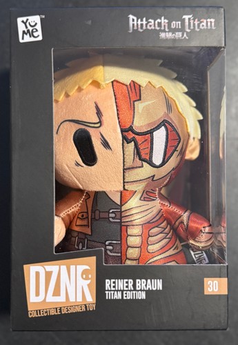 New YuMe ATTACK ON TITAN 7in DZNR Collectible Plush REINER BRAUN Titan ...