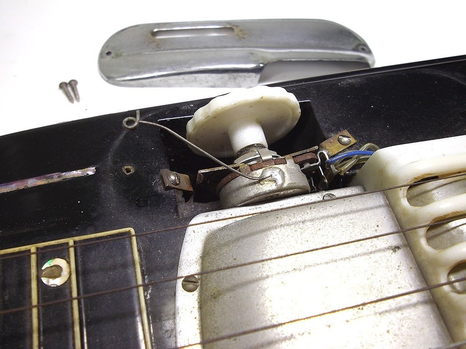 TEISCO Teisco Steel Guitar Model L Black Electric Steel Guitar 8 String ...