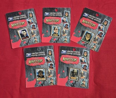 USPS Classic Movie Monsters Stamp Set Collection | eBay