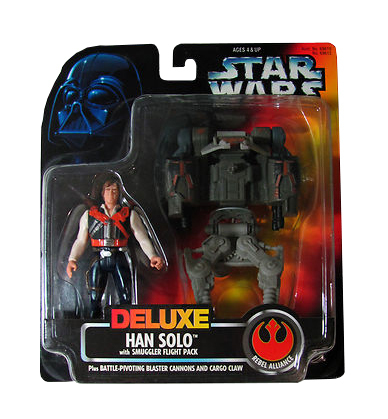 Kenner Star Wars Deluxe Han Solo Smuggler Flight Action Figure for sale ...