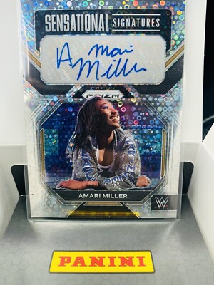 Amari Miller 2023 Panini Prizm WWE Sensational Signatures Autograph ...