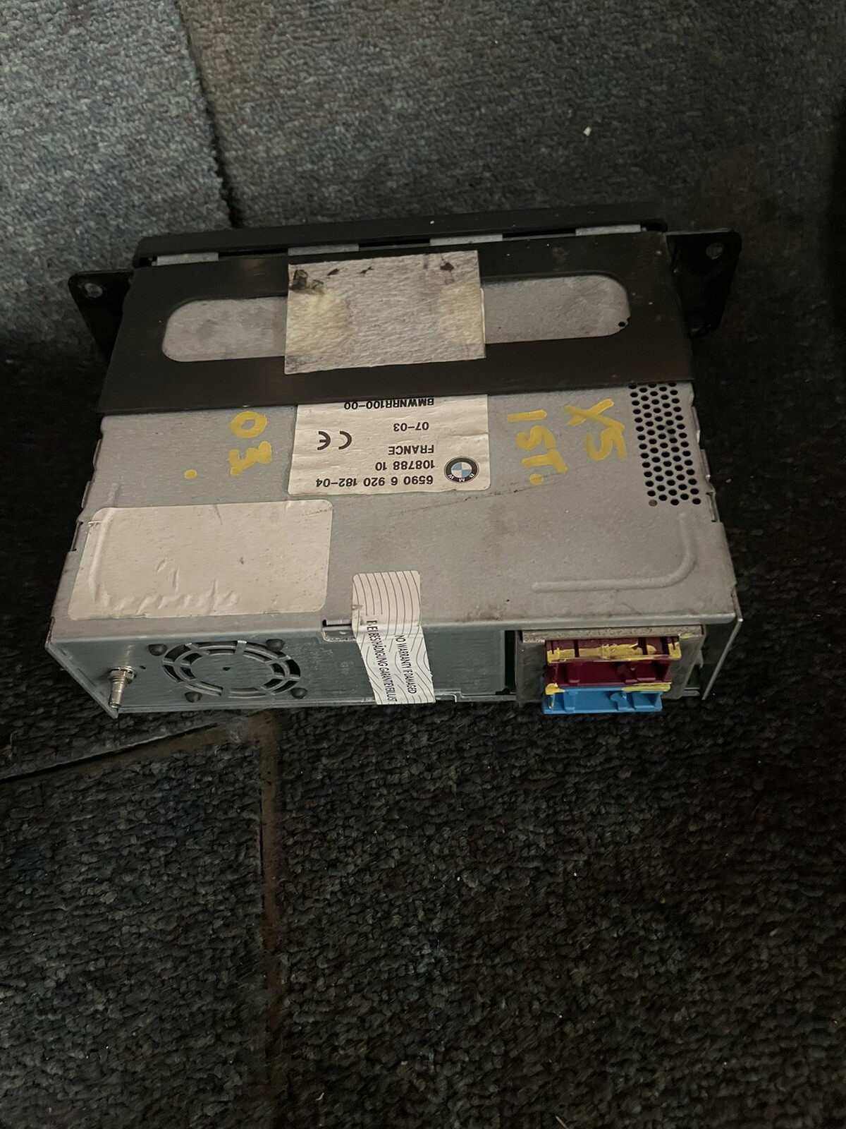 2003 BMW X5 GPS Navigation System SAT NAV Disc Reader DVD Drive 6920182 ...