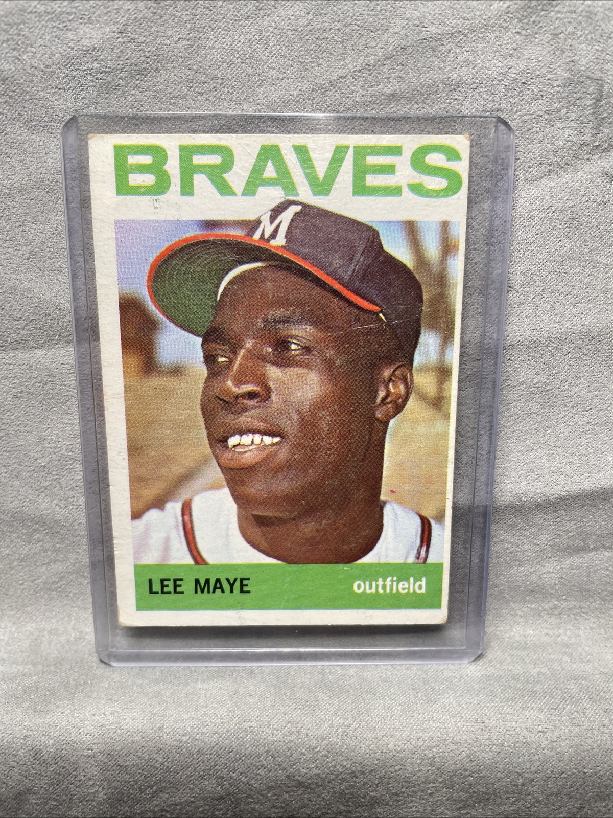 1964 Topps Milwaukee Braves Baseball Card #416 Lee Maye | eBay