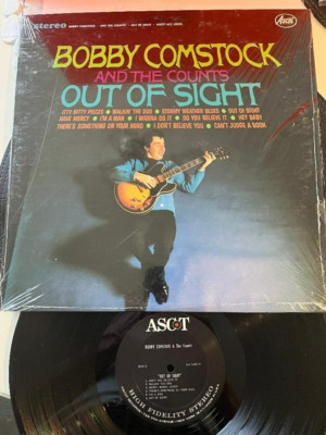 BOBBY COMSTOCK & COUNTS SHRINK LP OUT OF SIGHT RNR & ROCKABILLY ASCOT ...