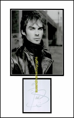 Ian Somerhalder Damon Salvatore The Vampire Diaries Autograph Signed ...
