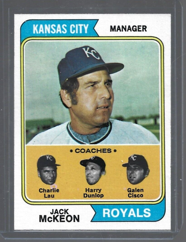 Jack McKeon-Kansas City Royals-1974 Topps Baseball Card #166 (Manager ...
