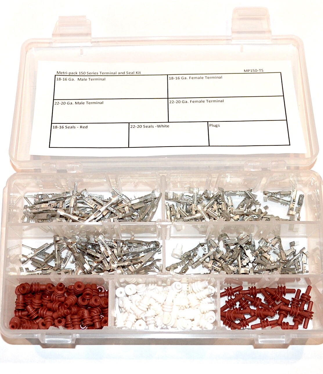 Delphi Aptiv Metri-pack 150 Terminal and Seal Mini Kit 210 Pc. 22-16 ga ...