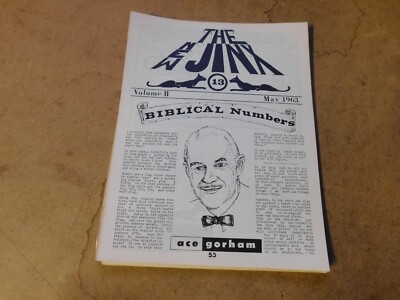 The New Jinx Magic Conjuring Magazine #13 May 1963 Ace Gorham | eBay