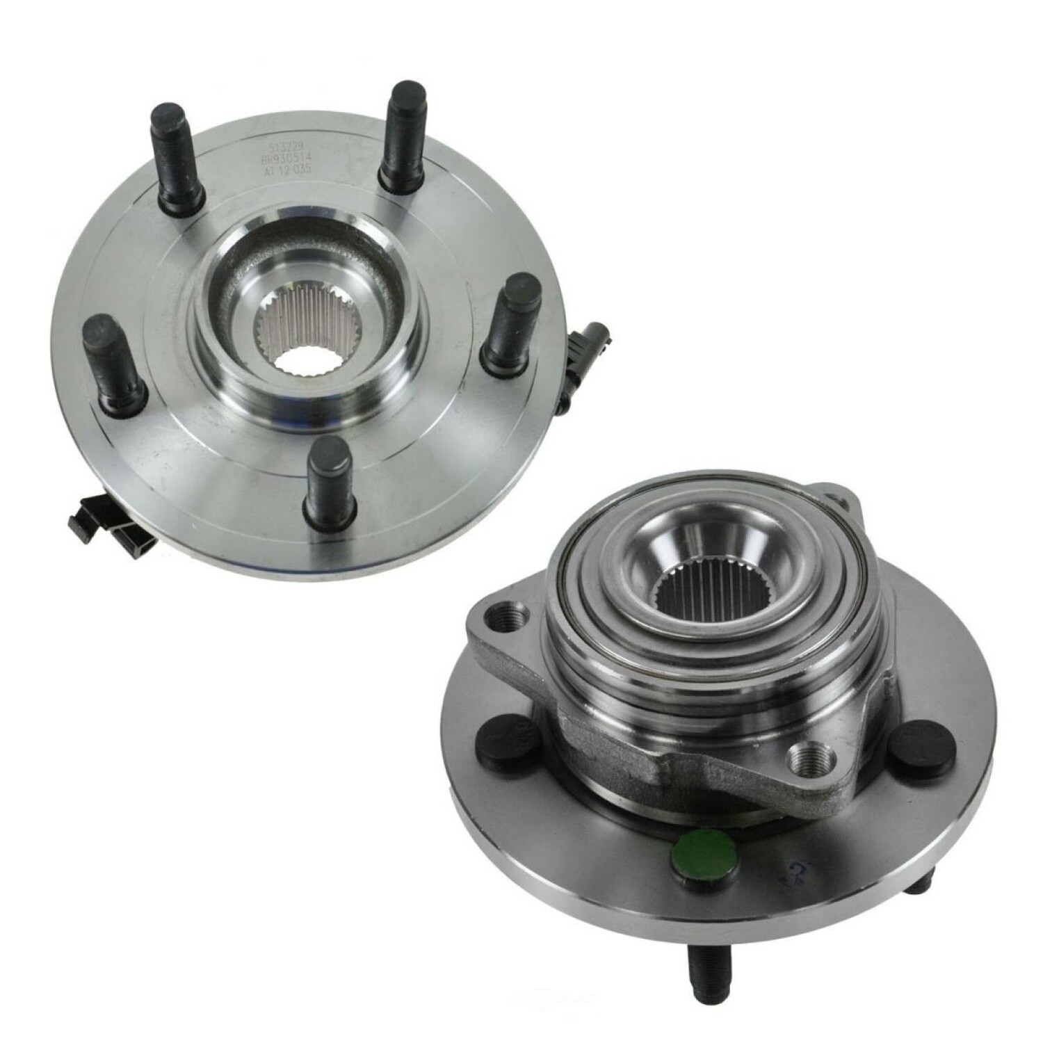 Wheel Bearing Assembly Kit-2 Piece Wheel Bearing and Hub Assembly Set ...