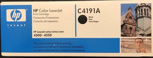 Genuine HP C4191A Black Toner Cartridge New/Unopened/In-box | eBay