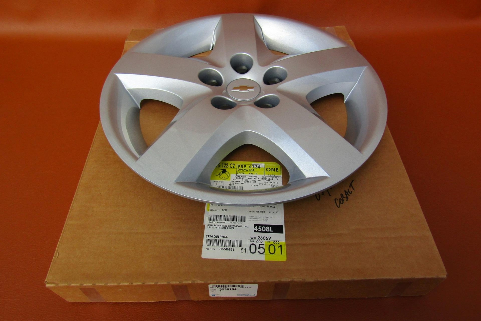 2007-2010 Chevy Cobalt Malibu HHR NOS OEM Hubcap in Box GM # 9596134 or ...