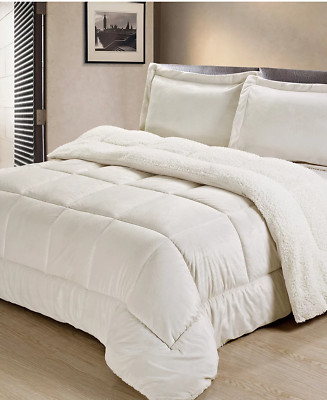 Cathay Home Inc. Ultimate Luxury Reversible Micromink and Sherpa 3-Pc ...