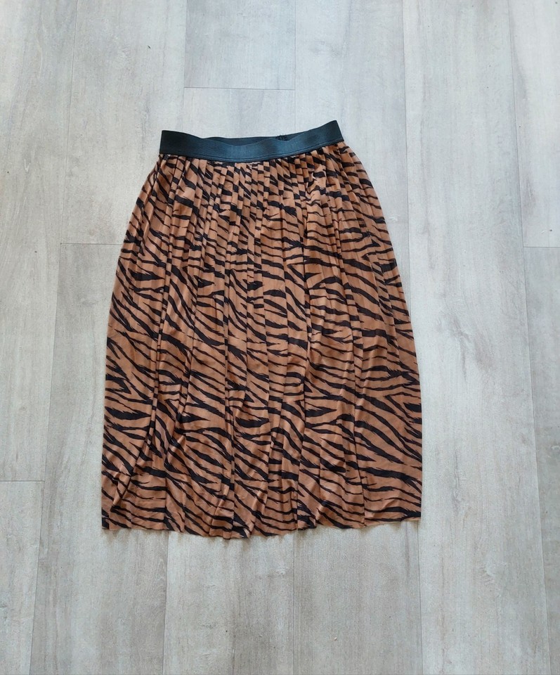 JYD Damen Rock Plisseerock Animal Print Gr S | eBay.de