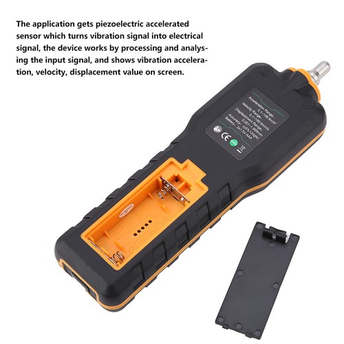 SW-65A Pro Vibration Meter Digital Vibration Sensor Meter Vibrometer ...