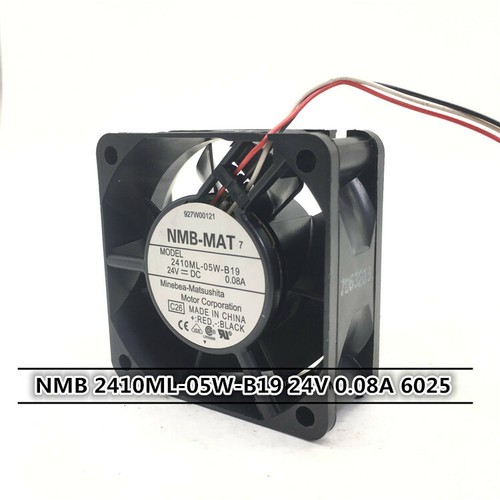 NMB 2410ML-05W-B19 24V 0.08A 6025 6CM 3 line stop alarm inverter fan | eBay