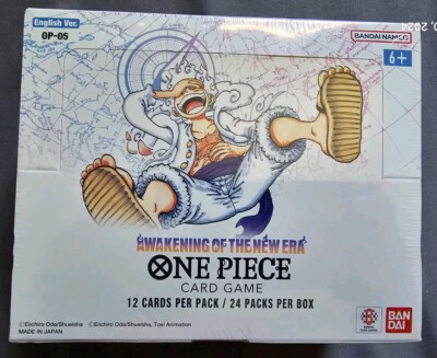ONE PIECE CARD GAME AWAKENING OF THE NEW ERA OP05 ENGLISH BOOSTER BOX ...