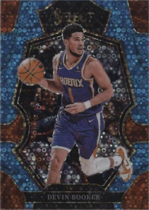 2022-23 Panini Select - Premier Level Devin Booker #138 Light Blue ...