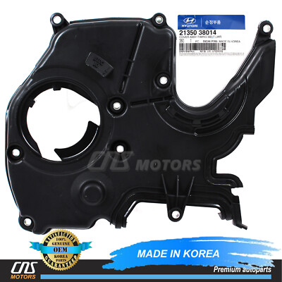 GENUINE Timing Belt Cover Lower for 01-06 Santa Fe Sonata Optima 2.4L ...