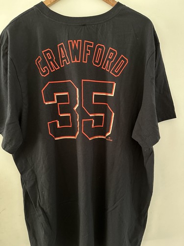 San Francisco Giants Brandon Crawford 3XL Nike Black T-Shirt Jersey | eBay