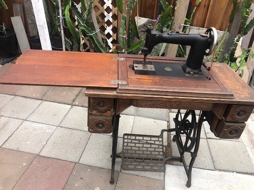 1887 Vintage Wheeler + Wilson Sewing Machine D9 | eBay
