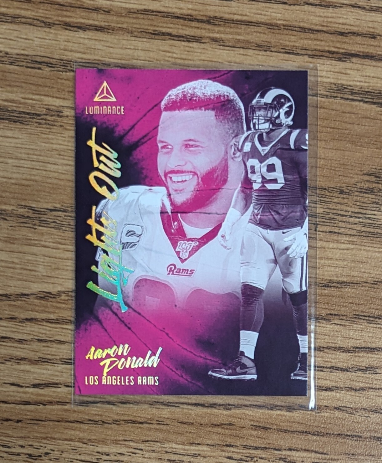 2020 Panini Luminance Lights Out Aaron Donald #LO8 | eBay