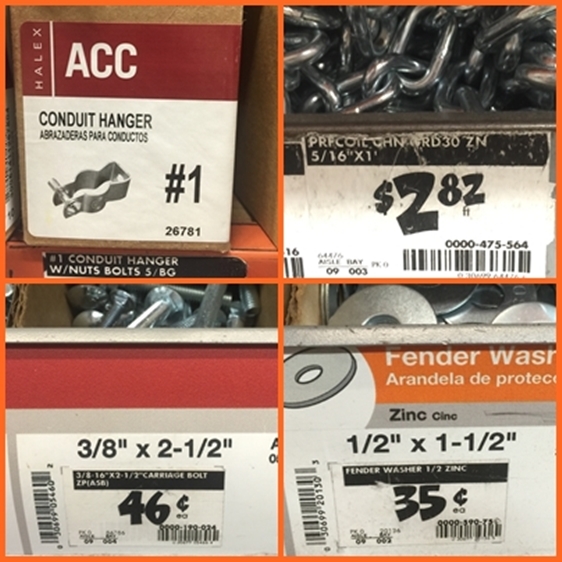 3/4” Conduit Steel Target Frame Stand Brackets set of (2) for AR500 ...