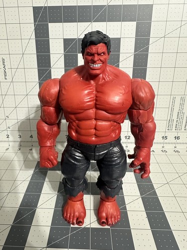 3D Printed - PAINTED 1/12 Red Hulk HAR EVIL SMIRK Headsculpt Marvel ...