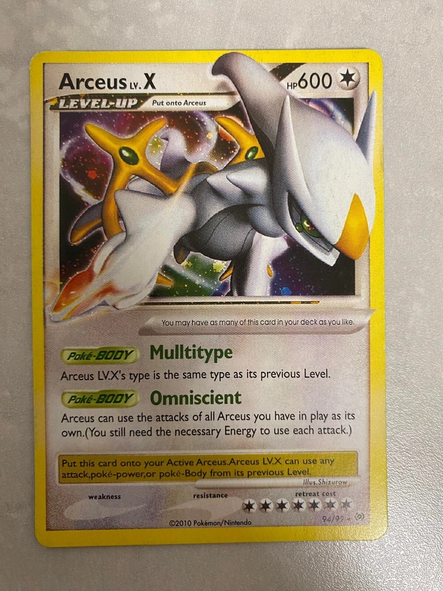 Arceus Ex Card
