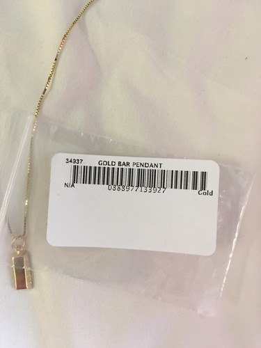 Supreme Gold Bar Chain 14 kt 100% Authentic | eBay