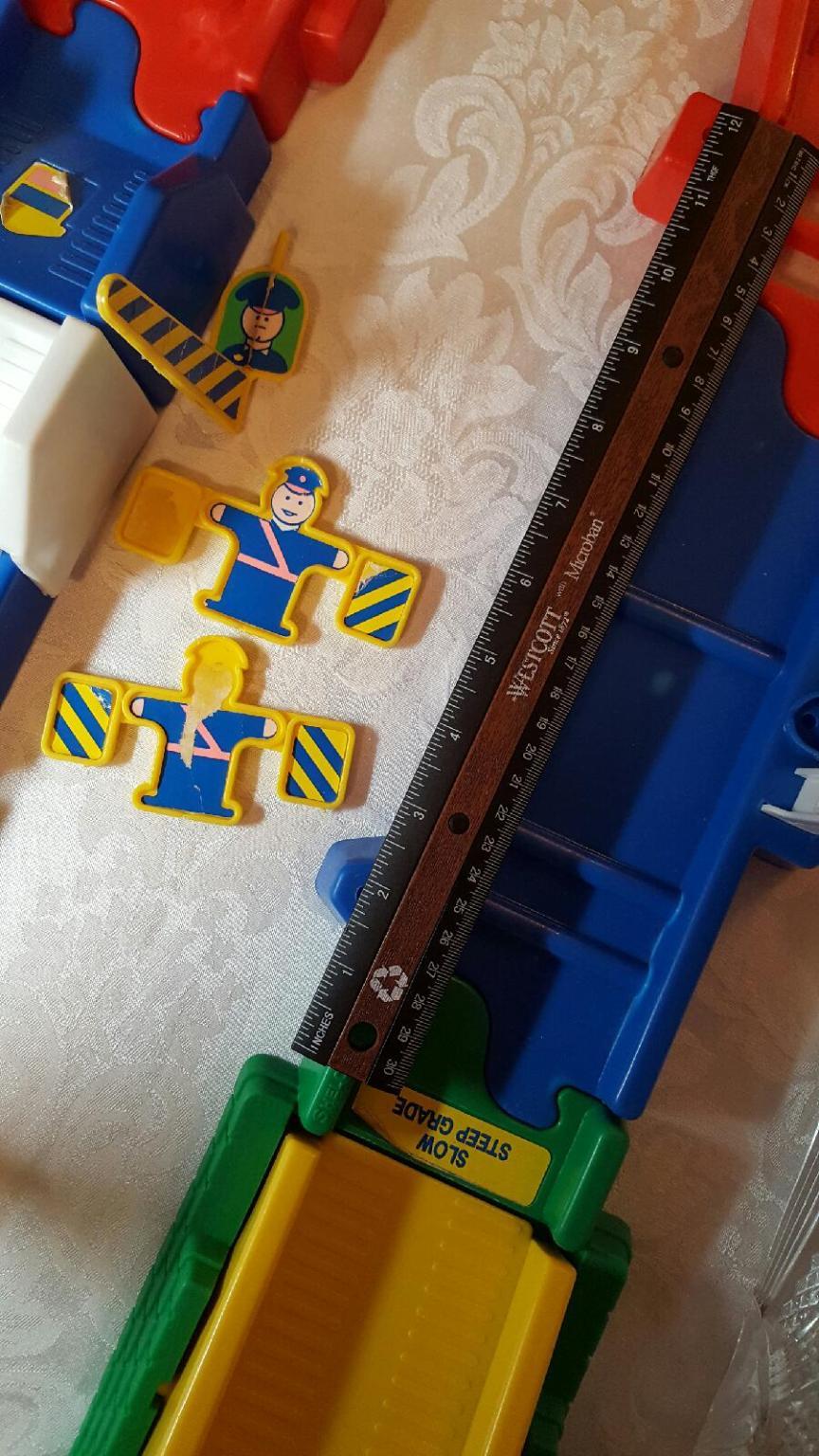 Vintage 1992 Race Track Road Shelcore Cars Trucks Jump Ramp Preschool ...
