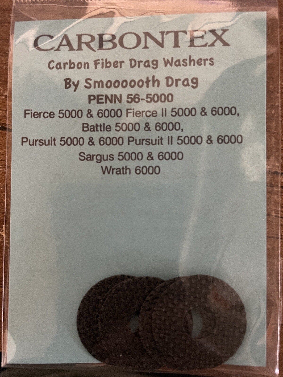 Penn 56-5000 Wrath 6000, Battle 5000 & 6000 CARBONTEX Drag Washer Kit ...
