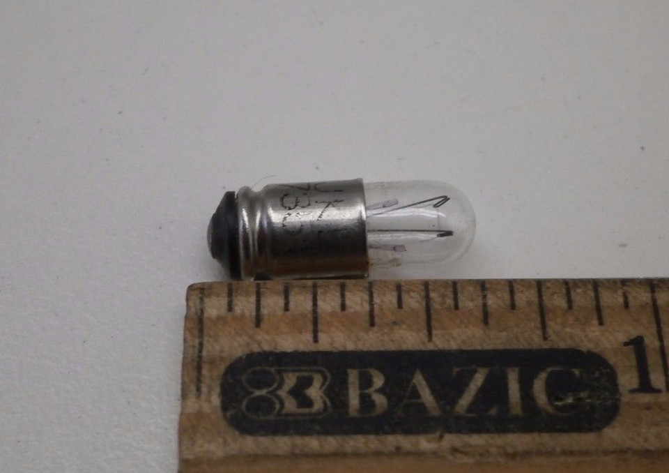 (10) Genuine JKL 7351 Lamp Light Bulbs 6.3V 0.25W 3.6-Volt, T1-3/4, S5 ...