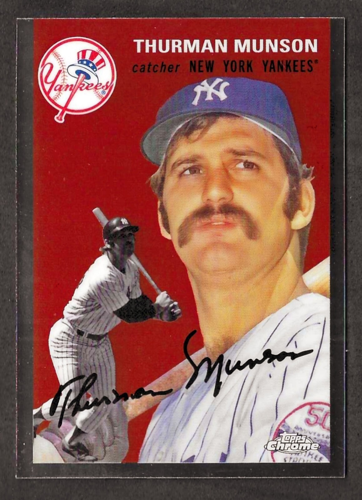 THURMAN MUNSON 2023 Topps Platinum Anniversary #434 New York Yankees ⭐ ...
