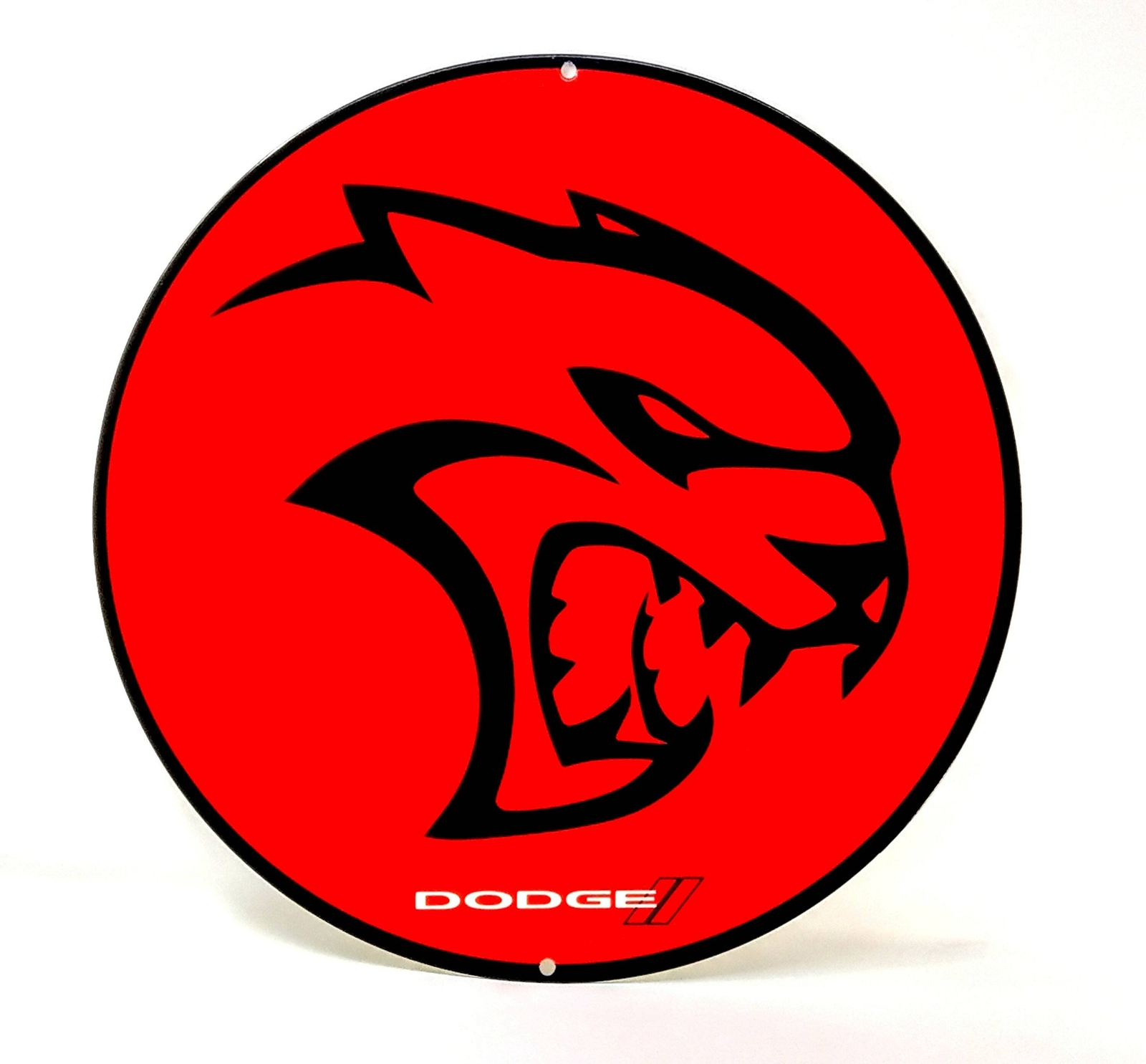 Dodge Hellcat Red and Black Steel Sign - 19" X 19" | eBay