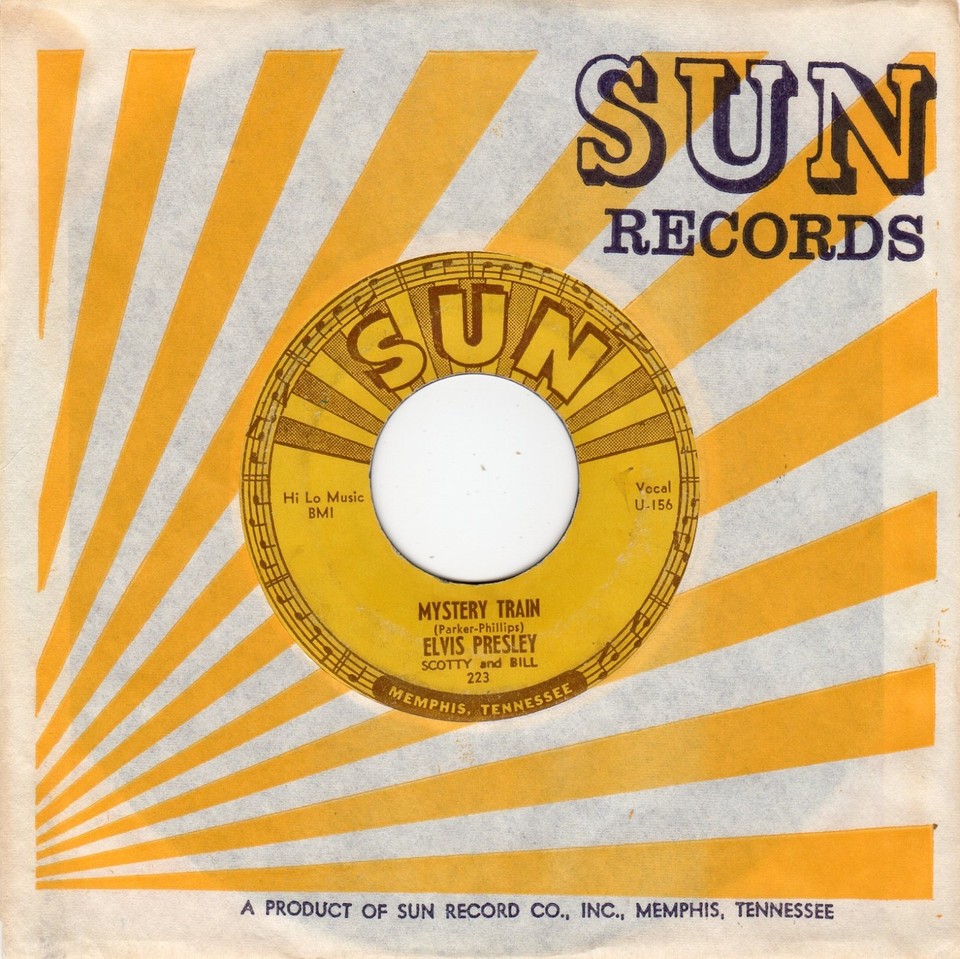 VG+ Elvis Presley "Mystery Train / I Forgot to Remember " SUN 223 1955 ...