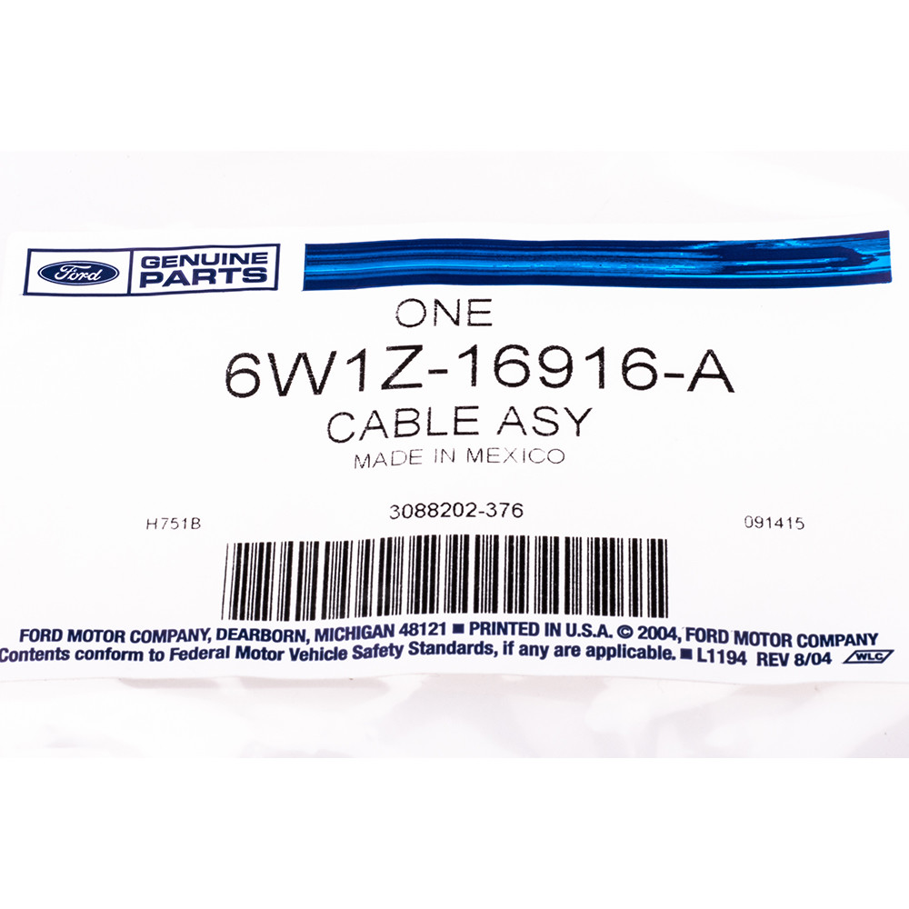 OEM NEW Hood Latch Release Pull Handle & Cable Crown Victoria 6W1Z ...