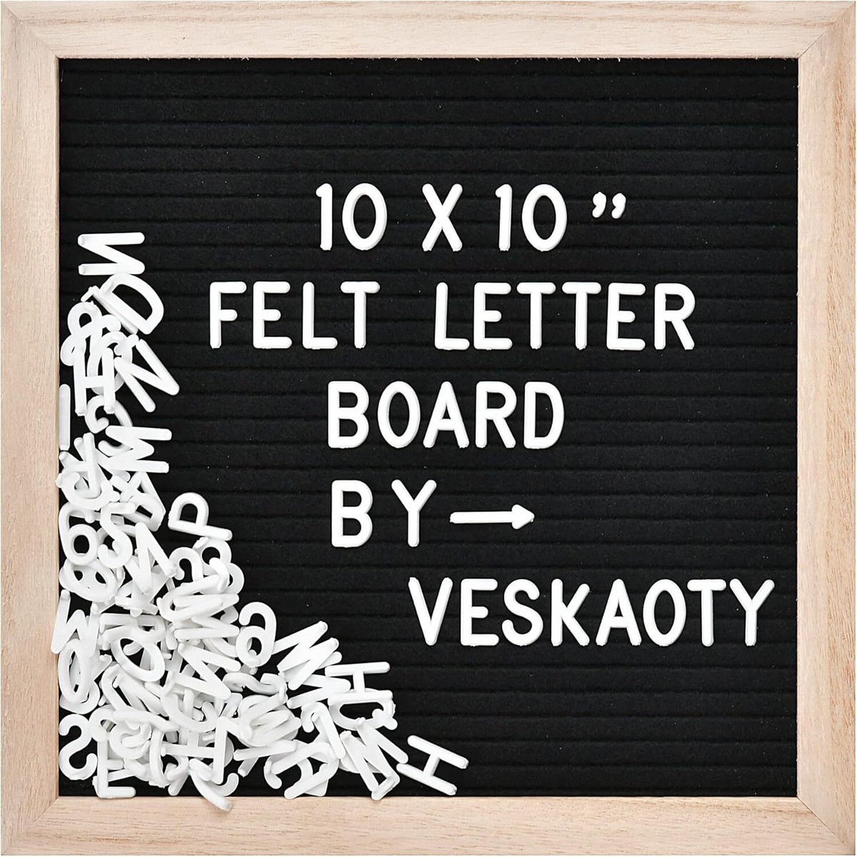 Design Letters Menu Board Grey A4 Felt Letter Board - Changeable ...