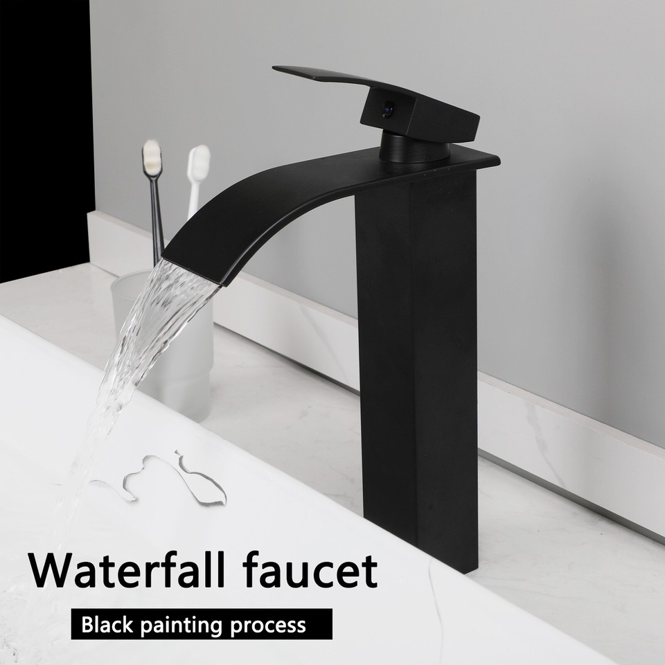 Rectangle White Ceramic Basin Bowl Vanity Vessel Sink Mixer Faucet ...