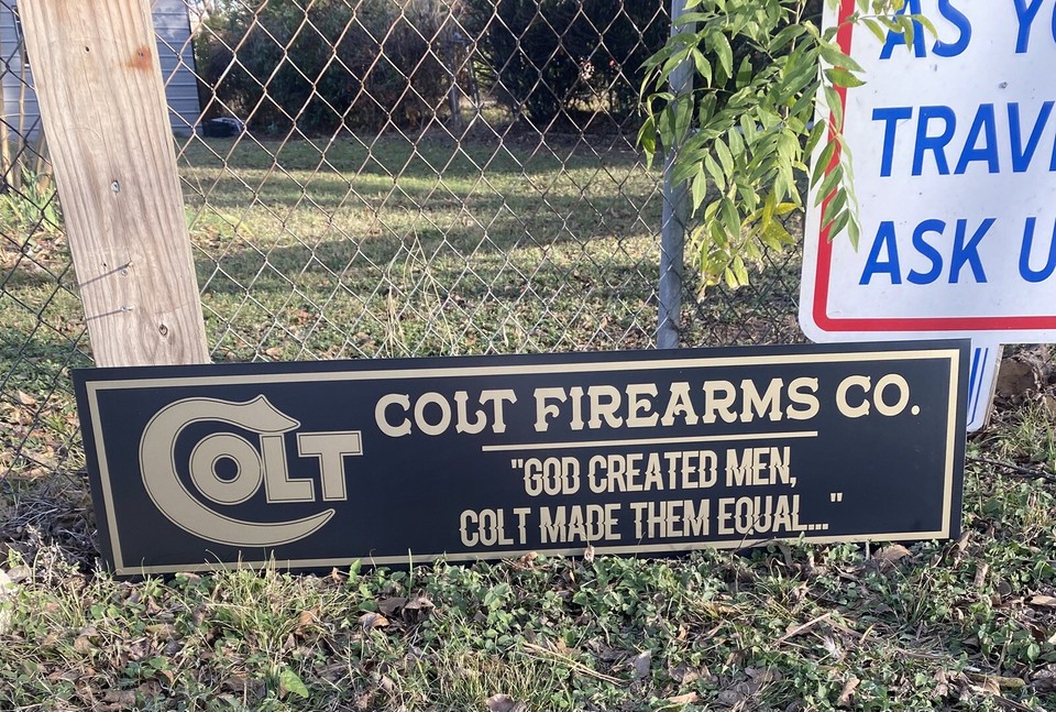 COLT Firearms Dealer Sign!! | eBay