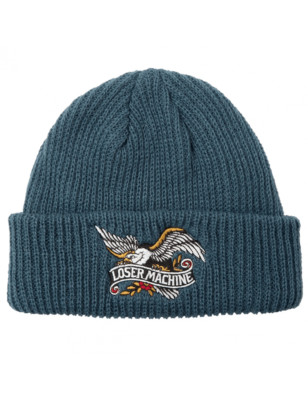 Loser Machine Unisex Glory Bound Woollen Beanie Hat - Blue- One Size ...