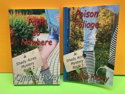 Cynthia Hickey Shady Acres Mystery 2 Books -Path to Nowhere and Poison ...