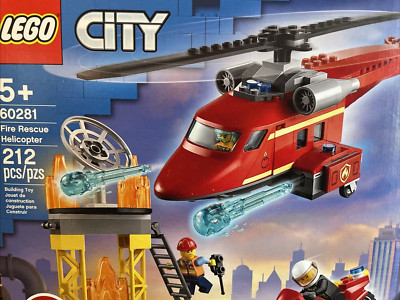 New Lego City Fire Rescue Helicopter Set 60281 212 pieces | eBay