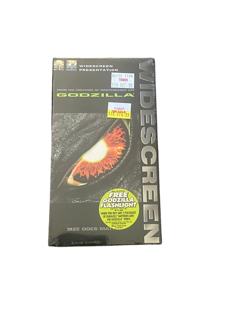 Godzilla (VHS, 1998, Widescreen Closed Captioned) for sale online | eBay