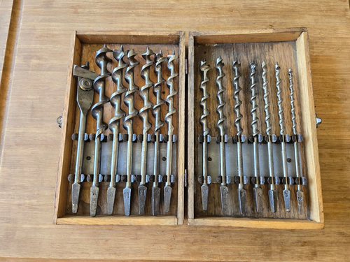 VINTAGE IRWIN Auger Bit Set 13pc Set *With Expanding Bit* | eBay